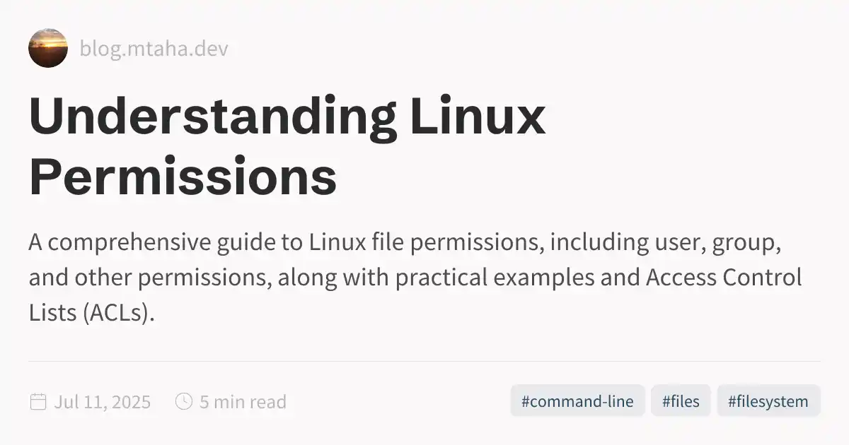 Understanding Linux Permissions